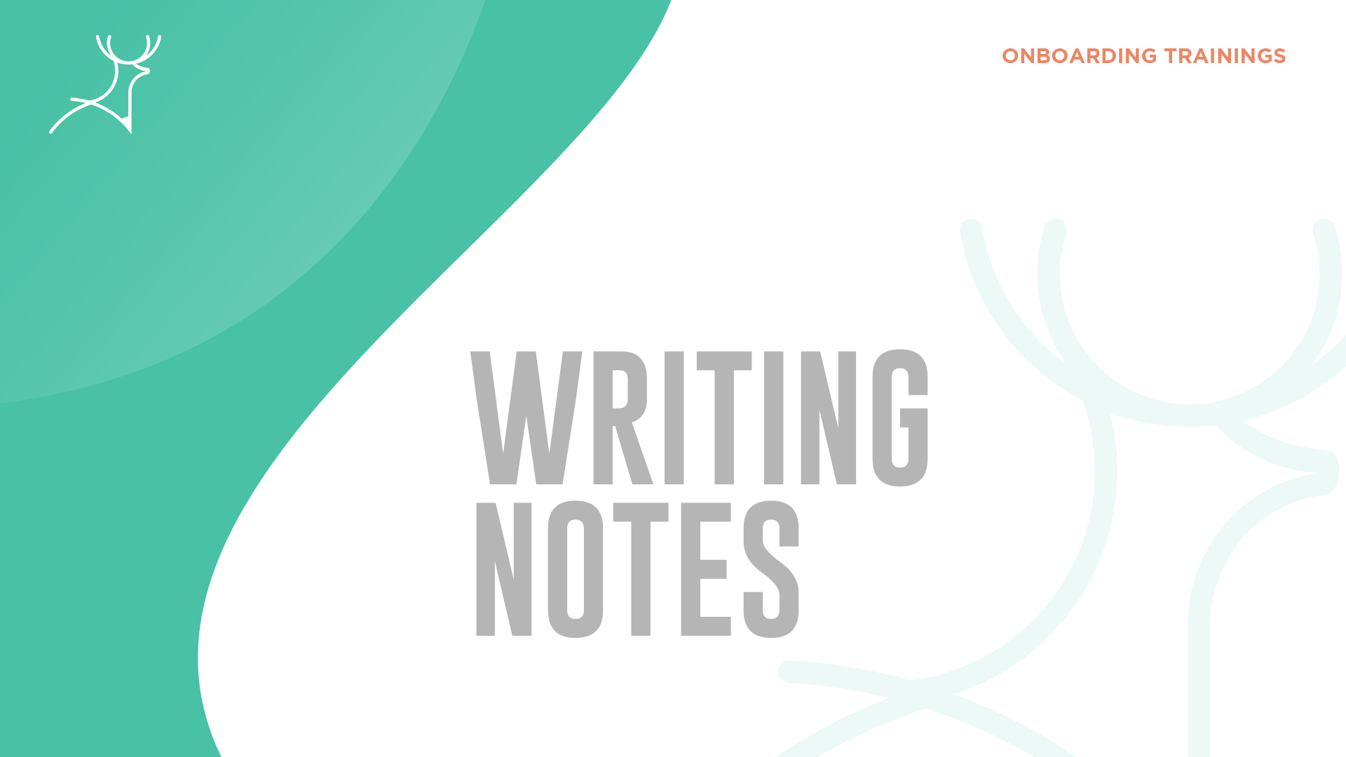 Production Onboarding – Deer Academy